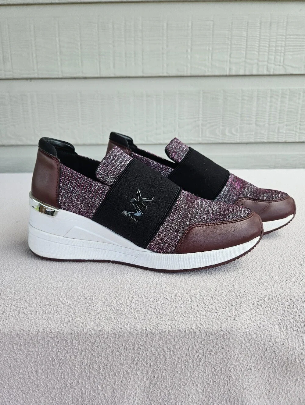 Michael Kors | Shoes | Michael Kors Felix Trainer Wedge Slipon Sneaker ...